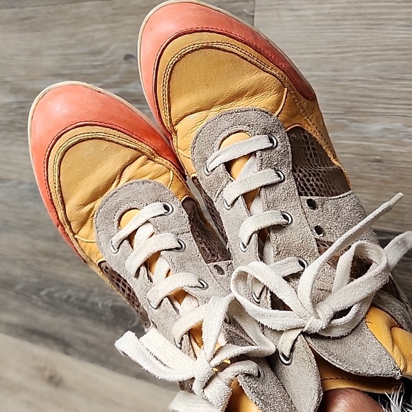 Manas | Shoes | Manas Womens Hightops Wedge Sneakers | Poshmark